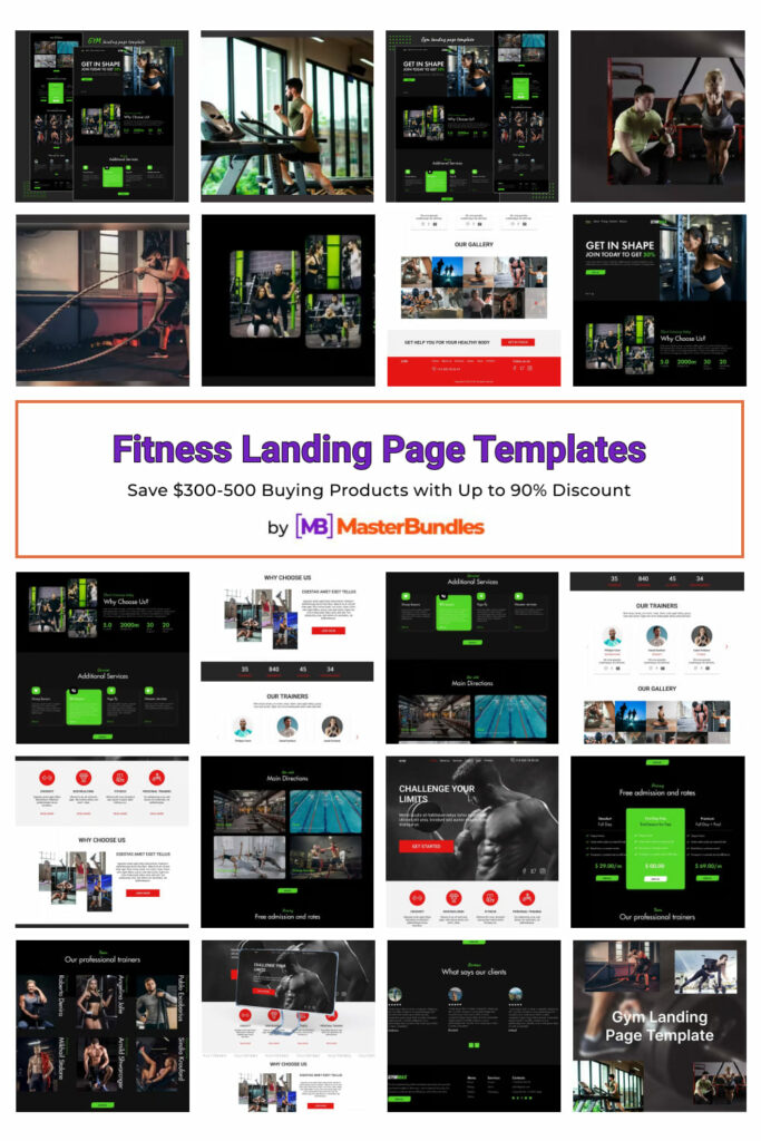 2+ Best Fitness Landing Page Templates (2022) - MasterBundles