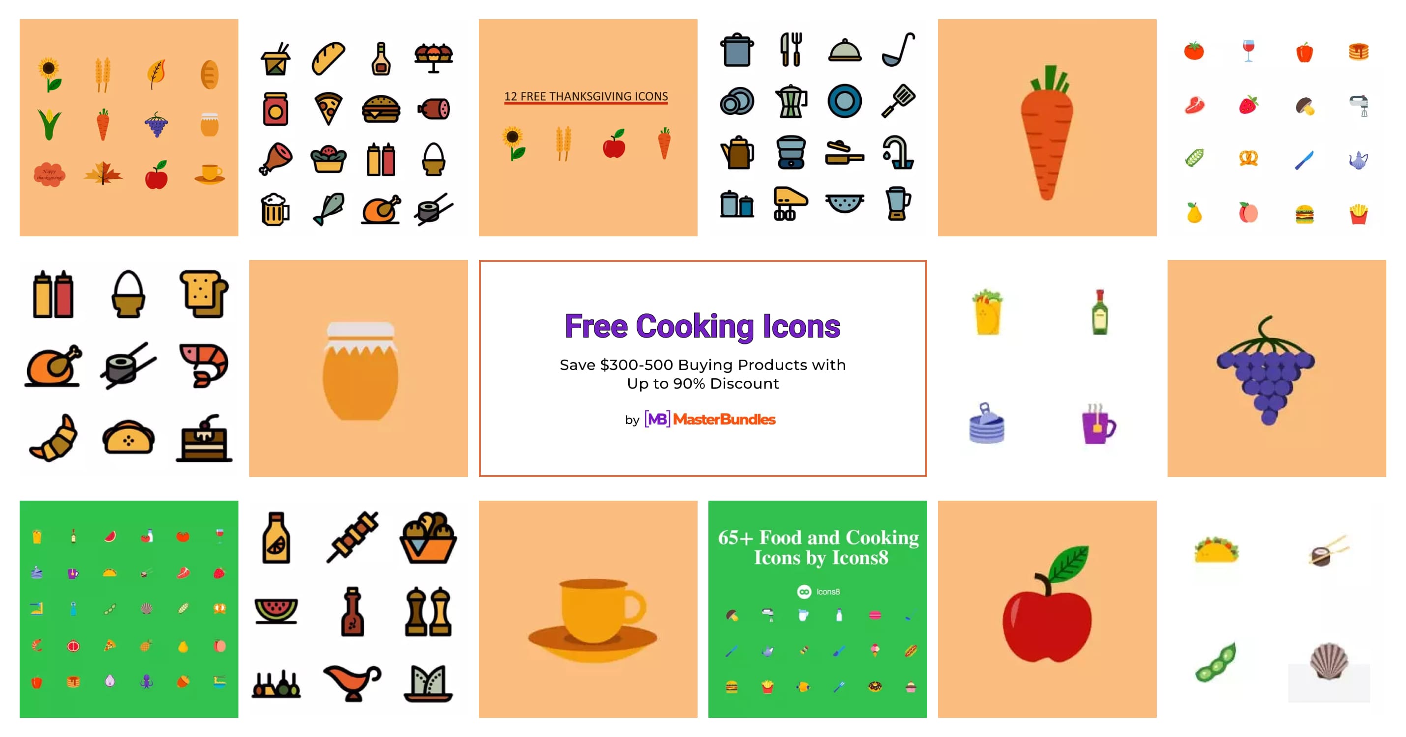 2+ Free Cooking Icons for 2025 - MasterBundles
