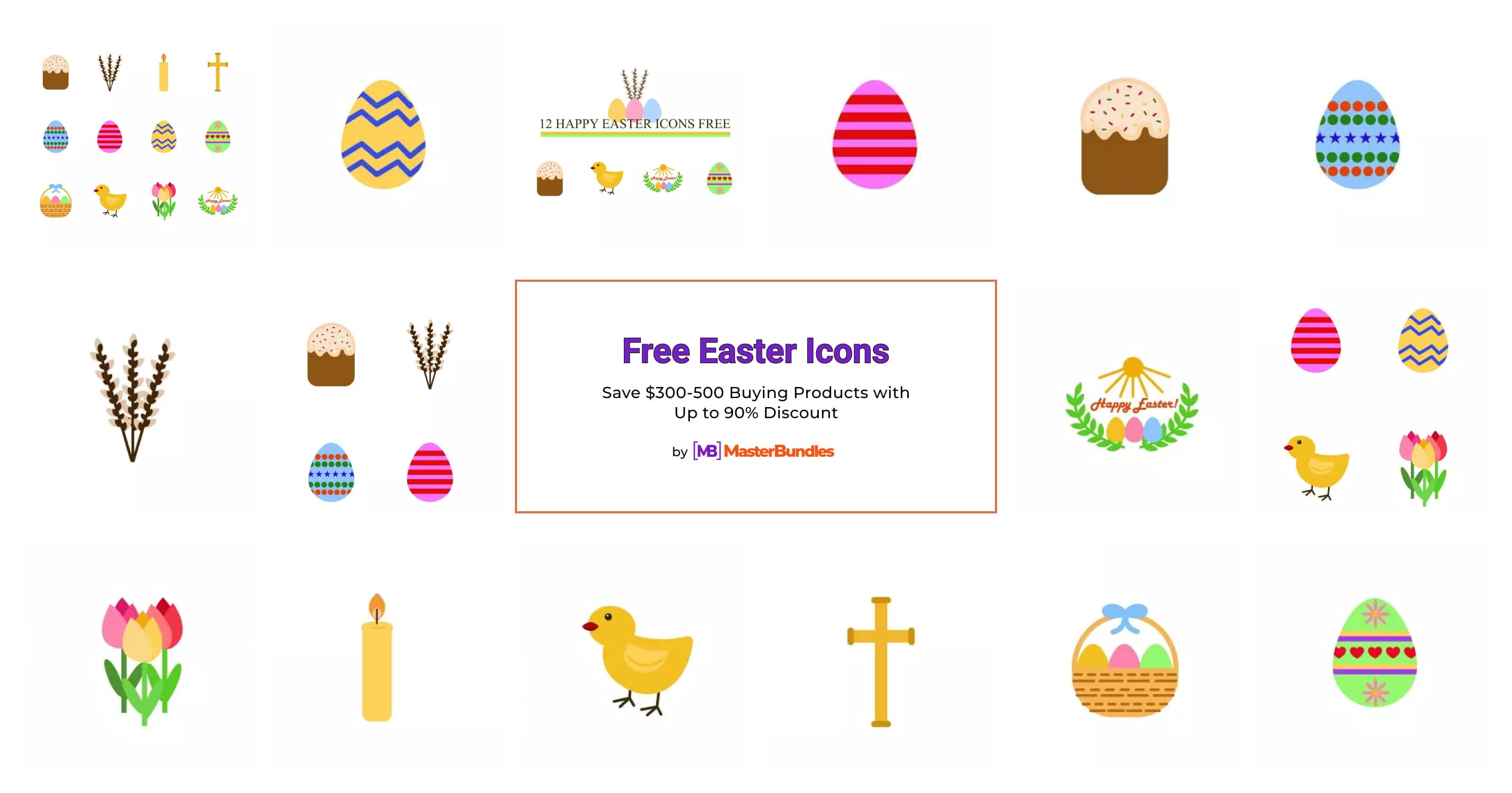 1+ Free Easter Icons for 2025 - MasterBundles
