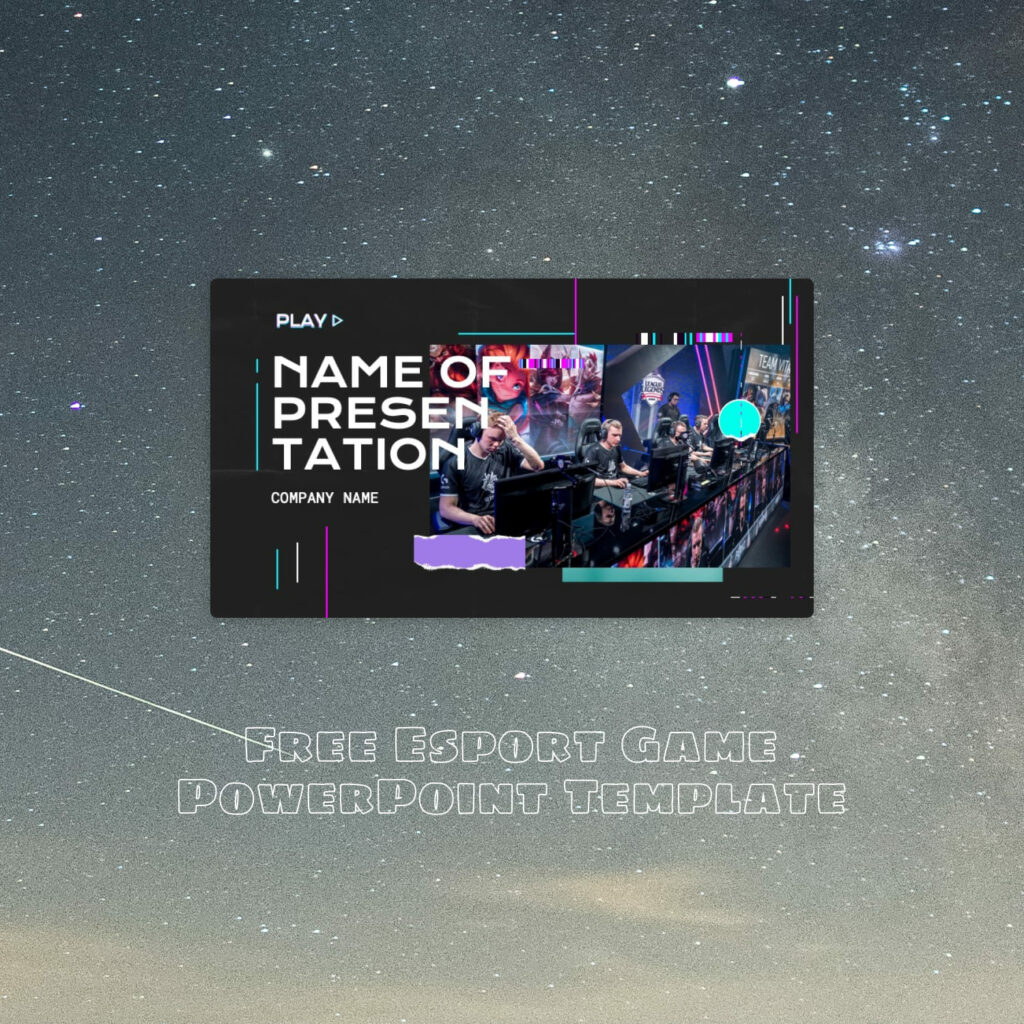 Free Esport Game PowerPoint Template – MasterBundles