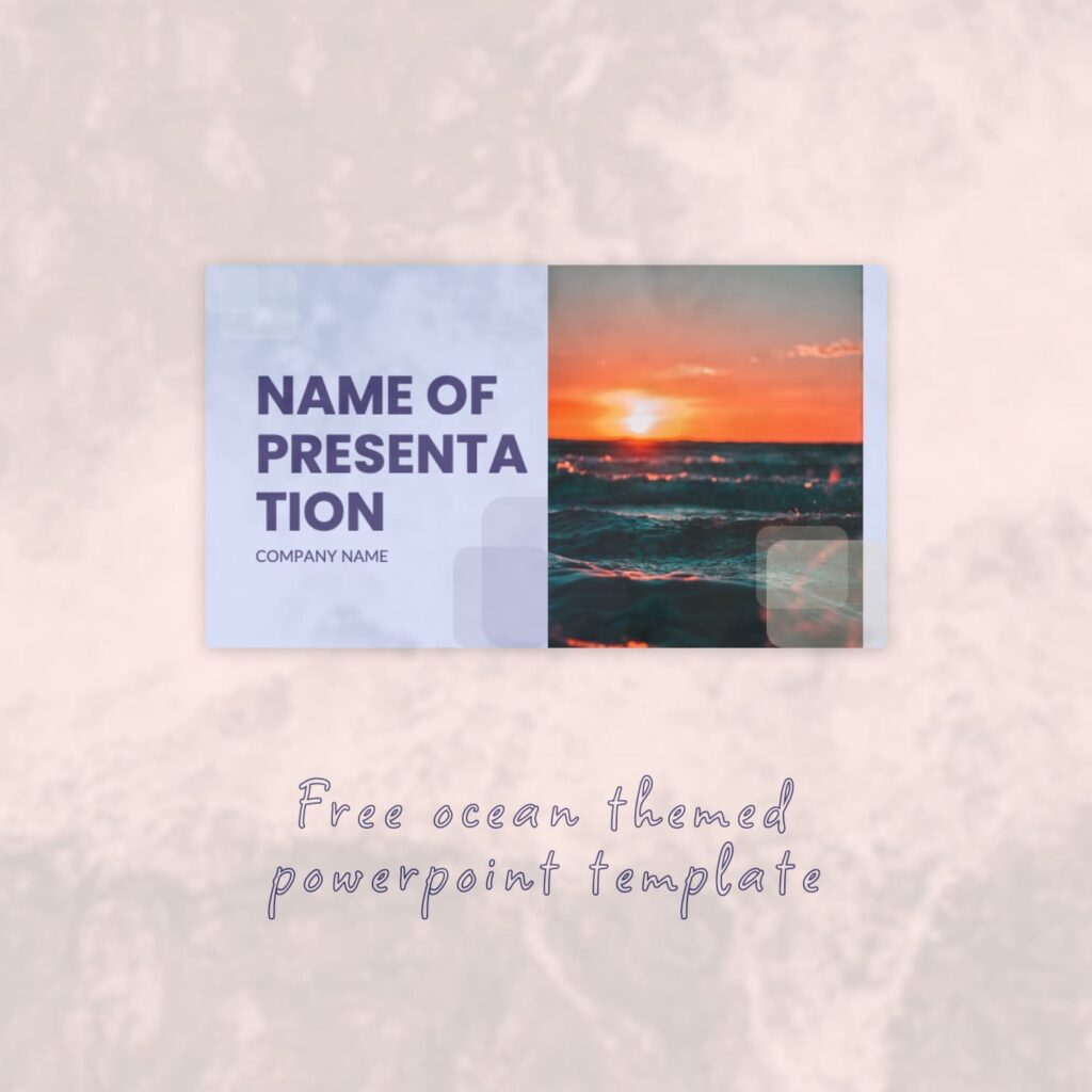 Free Ocean Themed Powerpoint Template – MasterBundles