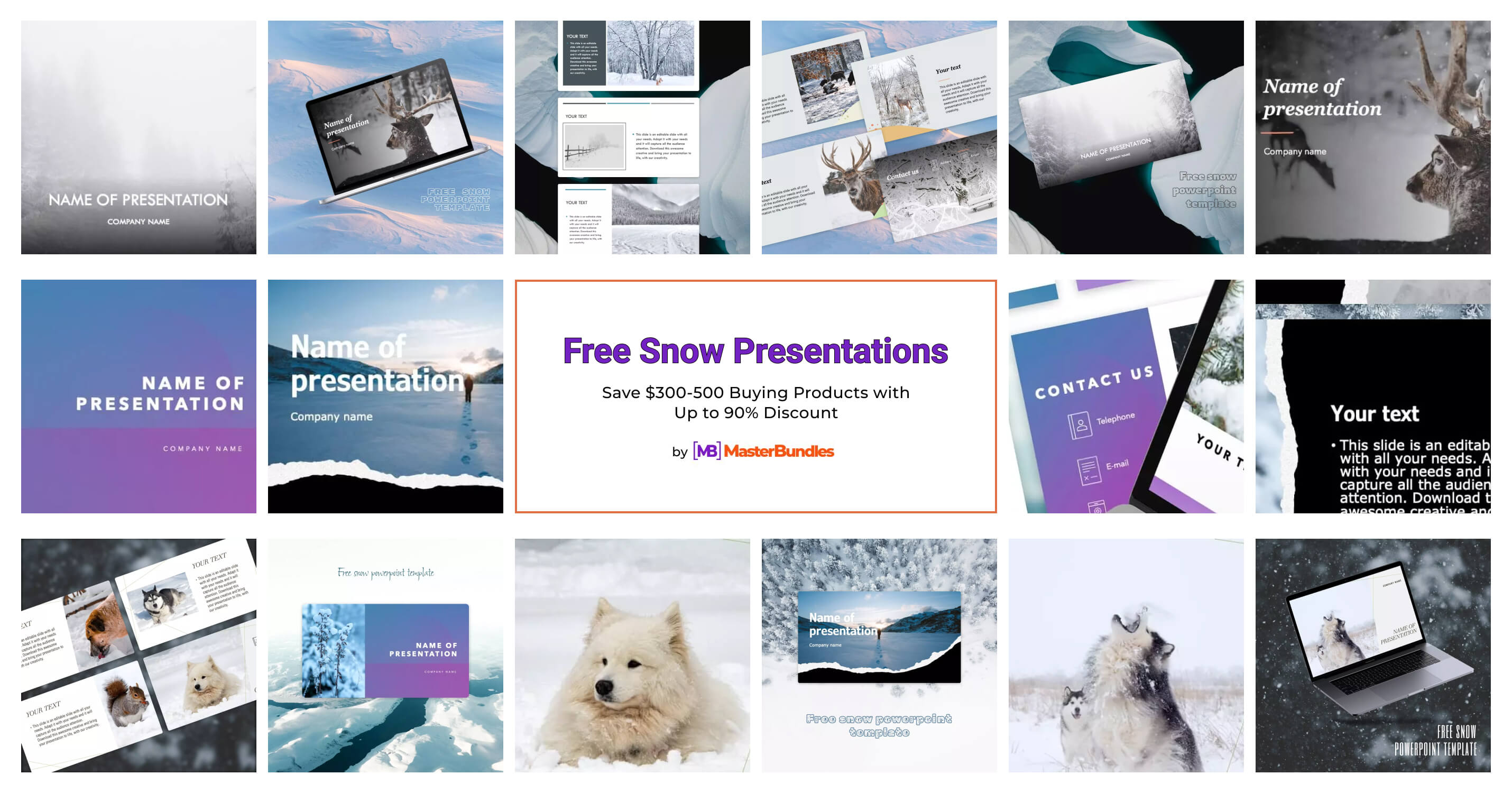 62+ Free Snow Presentations for 2025 - MasterBundles