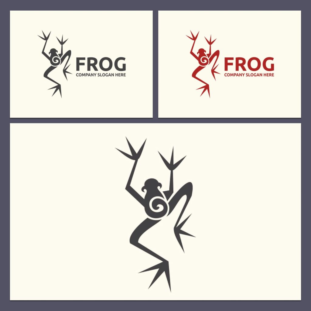 Minimal Frog Logo Template – MasterBundles