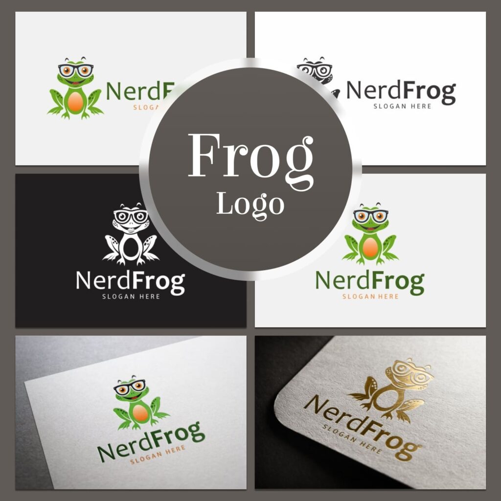 Editable Frog Logo – MasterBundles
