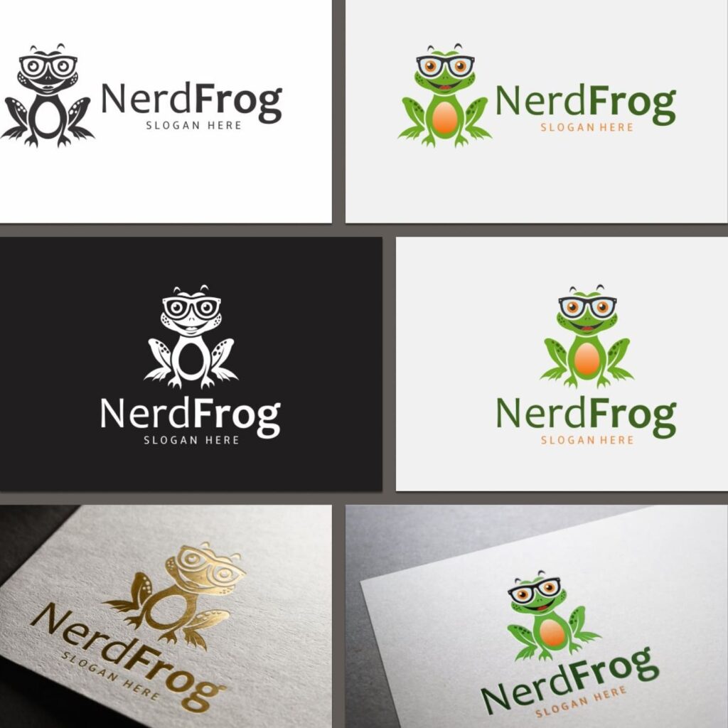Editable Frog Logo – MasterBundles