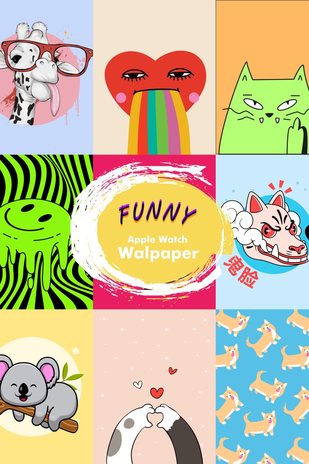 Funny Apple Watch Faces – MasterBundles