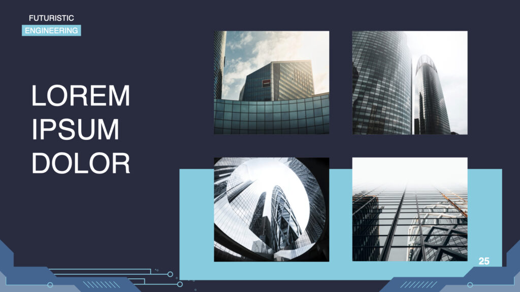 Futuristic Engineering Powerpoint Template – MasterBundles