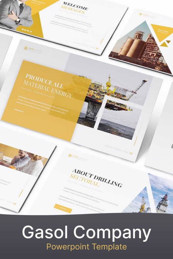 Gasol Company Powerpoint Template – MasterBundles