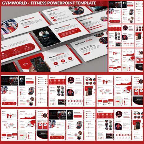 Gymworld - Fitness Powerpoint – MasterBundles