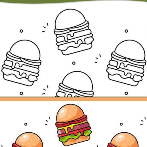 Hamburger Background | Master Bundles