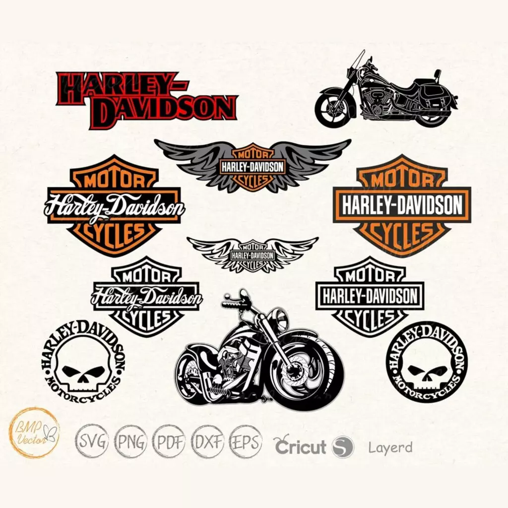 Harley Davidson SVG, Motorcycle Vehicle Clipart – MasterBundles