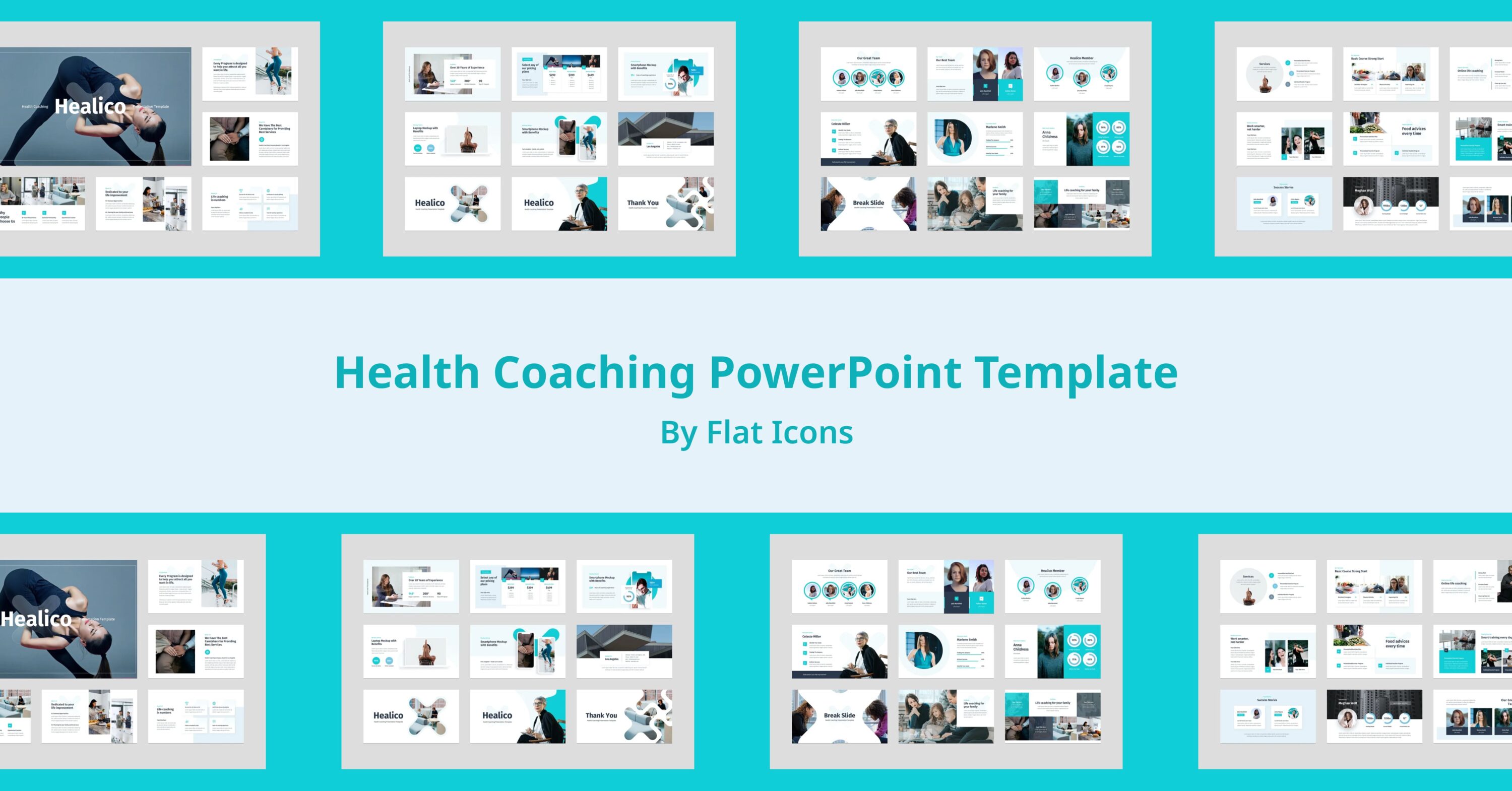 Health Coaching PowerPoint Template – MasterBundles