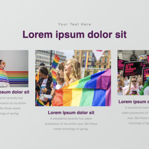 LGBTQ History Month Presentation Template | Master Bundles