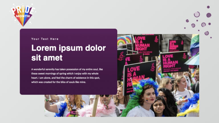 LGBTQ History Month Presentation Template – MasterBundles