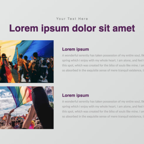 LGBTQ History Month Presentation Template | Master Bundles