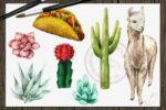 Mexico Watercolor Illustration – MasterBundles