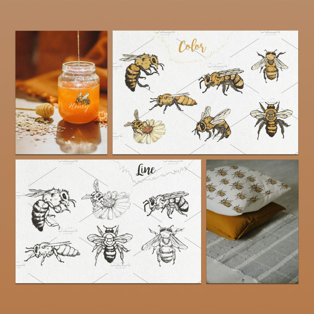 Honey Bees – MasterBundles