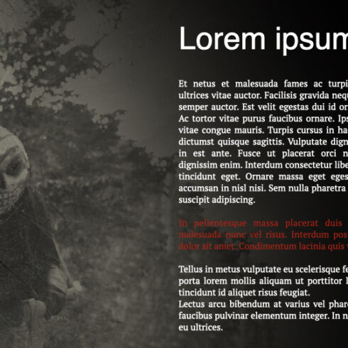 Horror Movie Powerpoint Template | Master Bundles