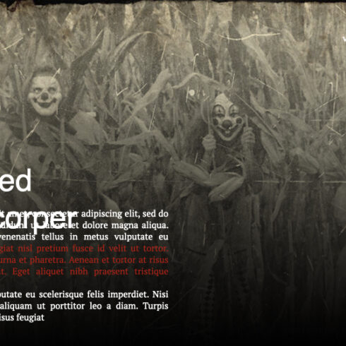 Horror Movie Powerpoint Template | MasterBundles