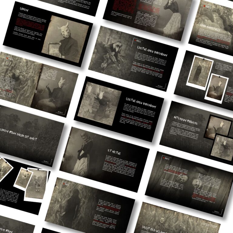 Horror Movie Powerpoint Template – MasterBundles