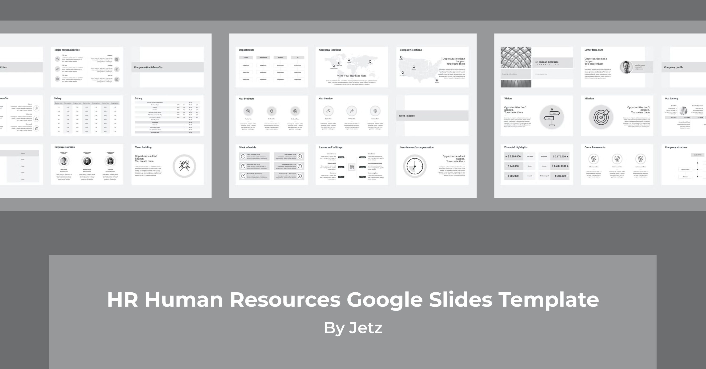 HR Human Resources Google Slides Template – MasterBundles