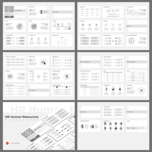 HR Human Resources PowerPoint – MasterBundles