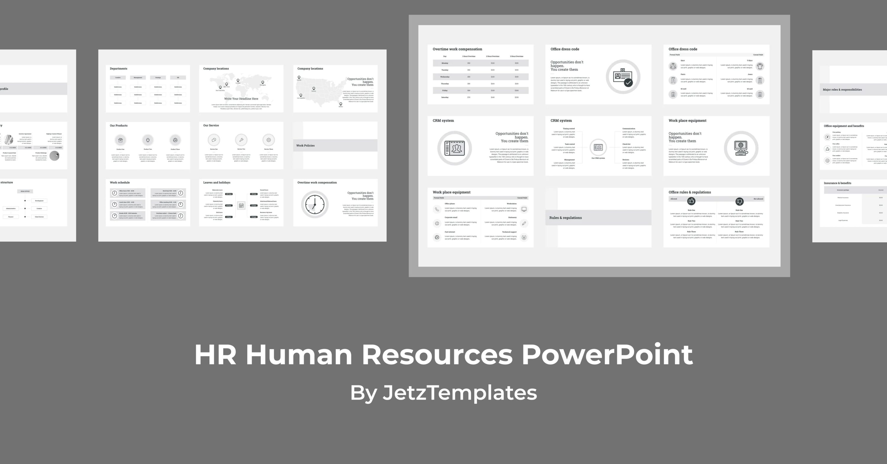 HR Human Resources PowerPoint – MasterBundles