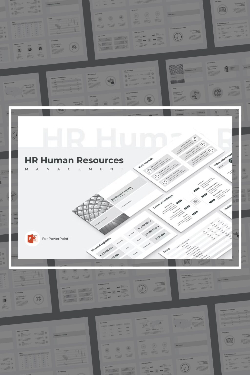 HR Human Resources PowerPoint Template – MasterBundles