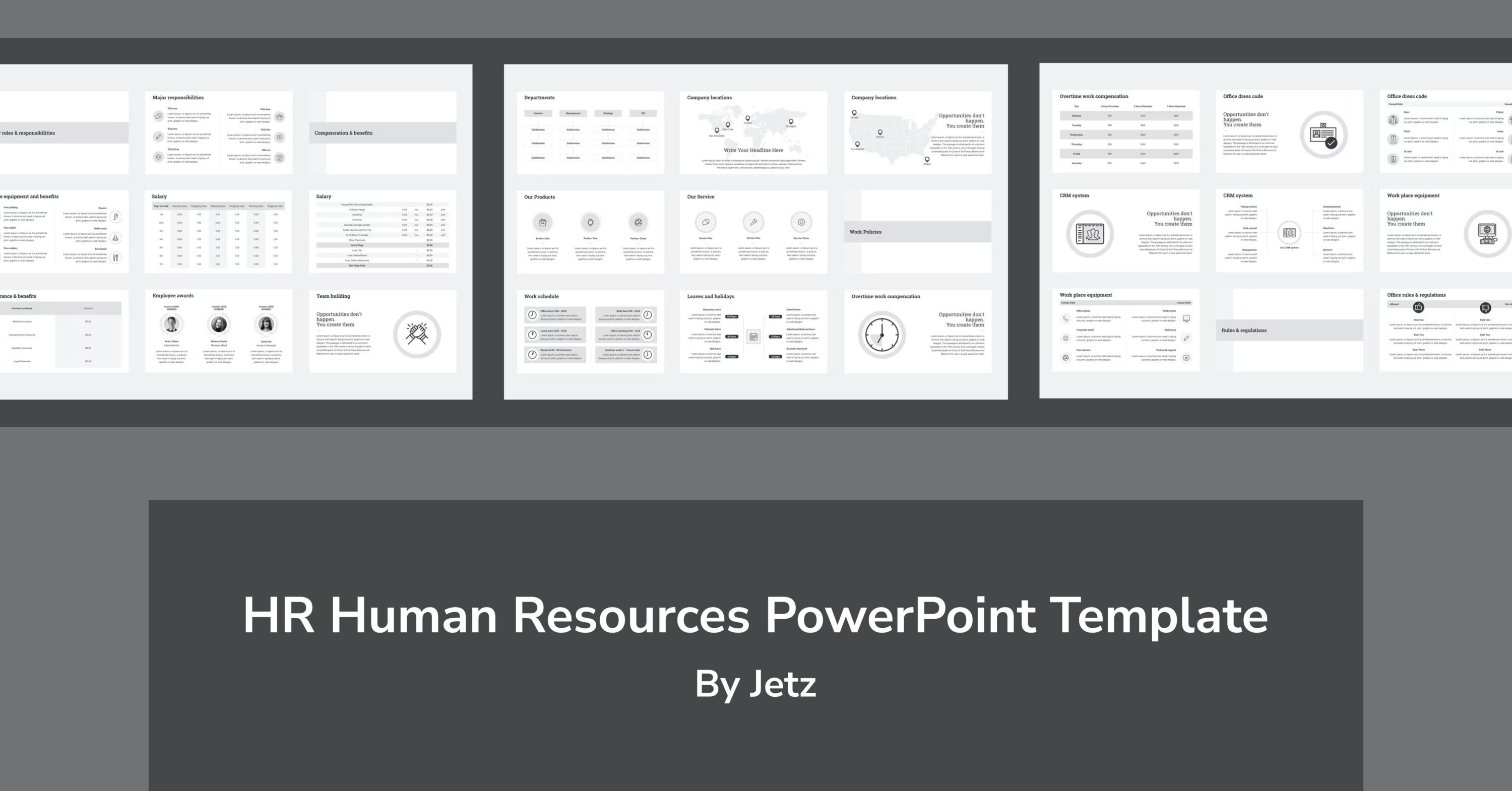 HR Human Resources PowerPoint Template – MasterBundles