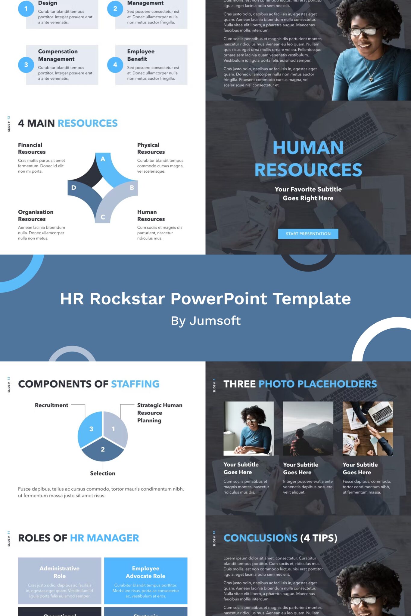 HR Rockstar PowerPoint Template – MasterBundles