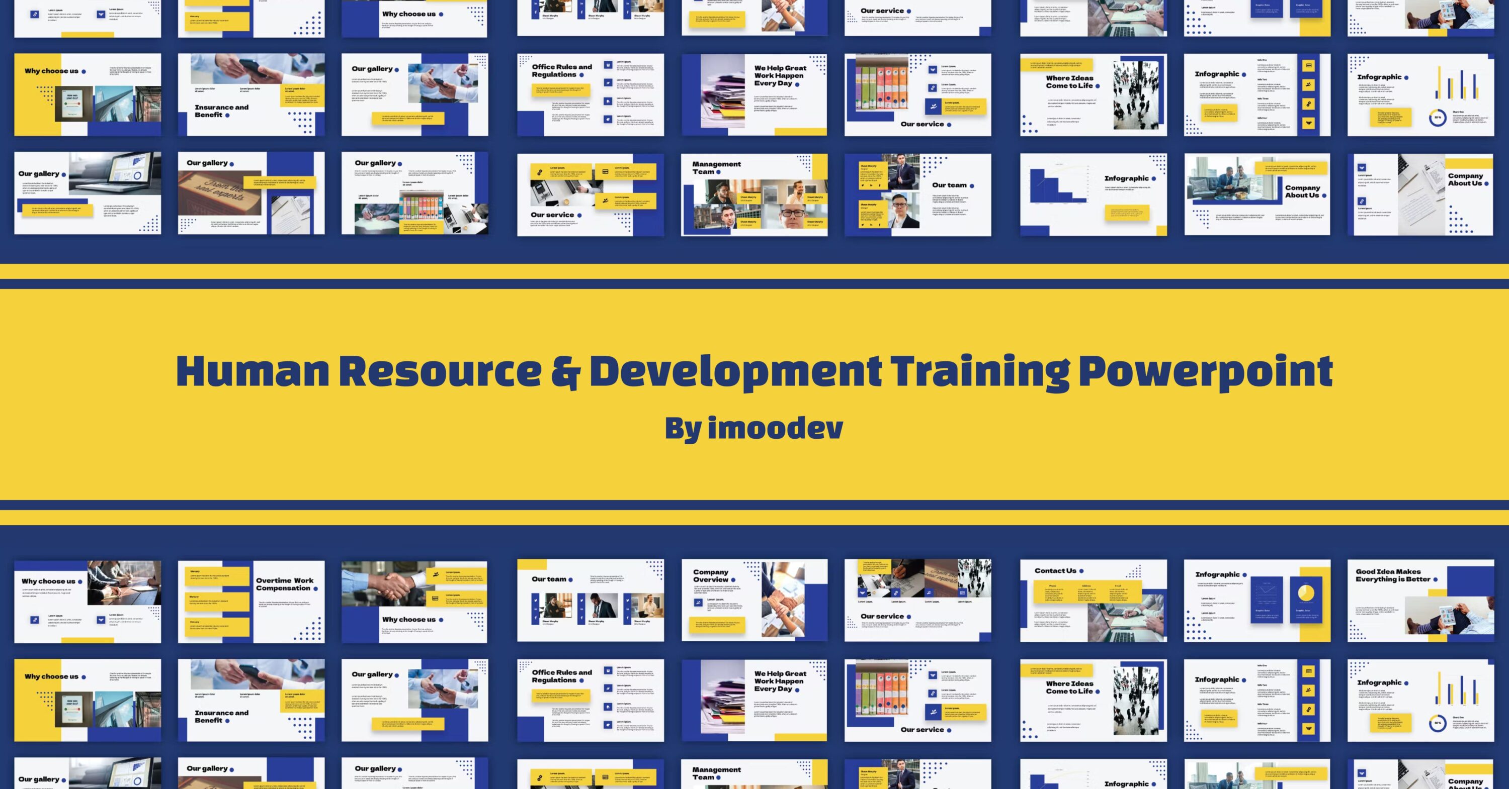 Human Resource & Development Training Powerpoint – MasterBundles