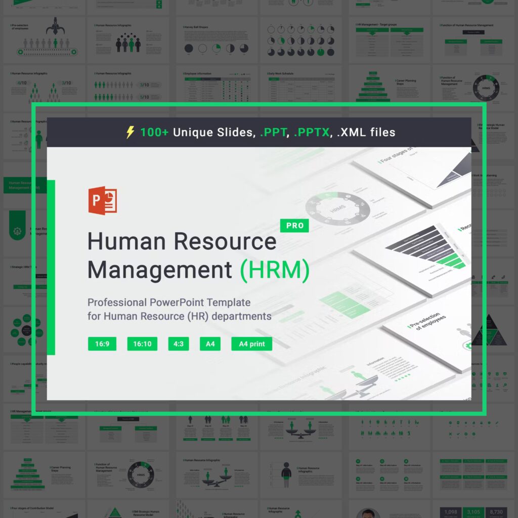 Human Resource HRM PowerPoint Template – MasterBundles