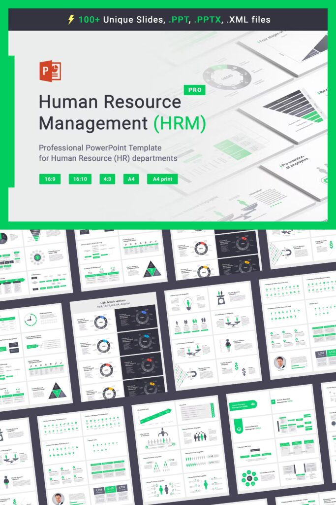 Human Resource HRM PowerPoint Template – MasterBundles
