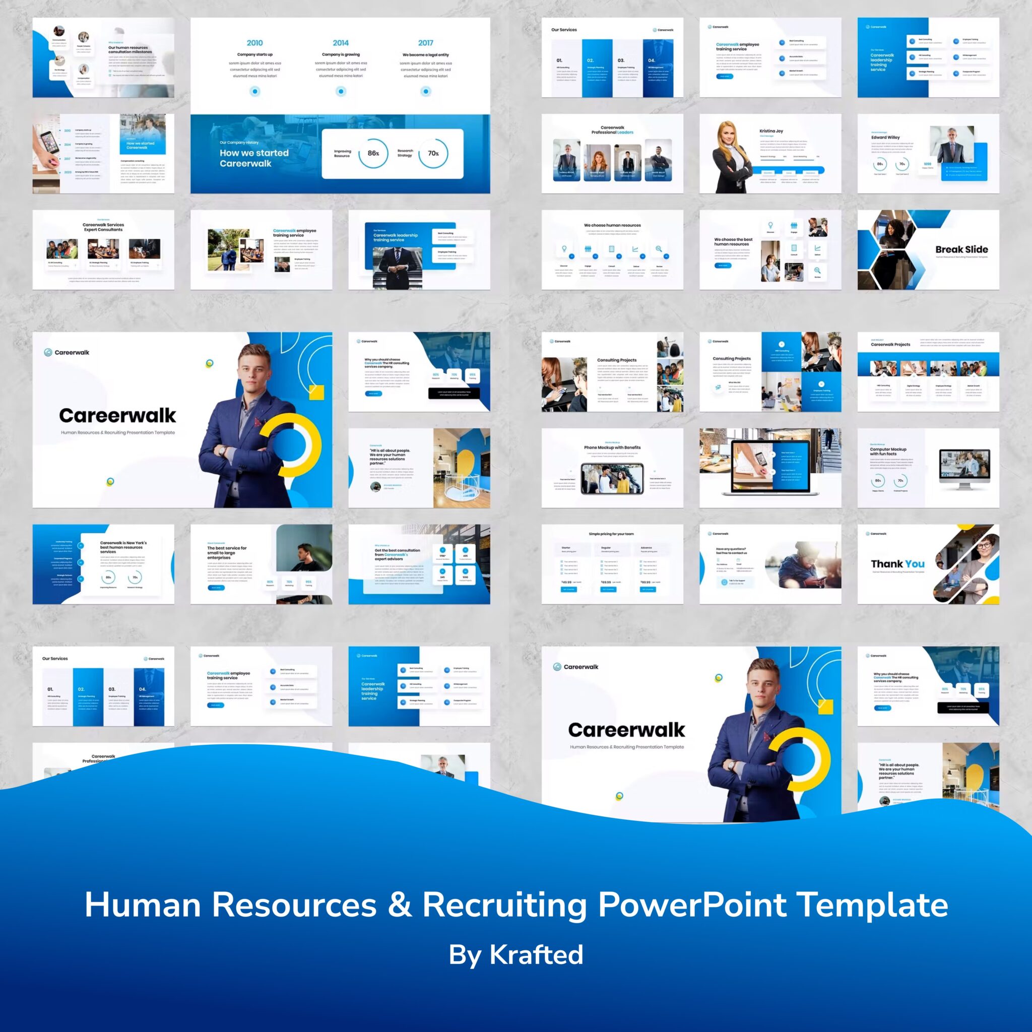 HR Human Resources PowerPoint – MasterBundles