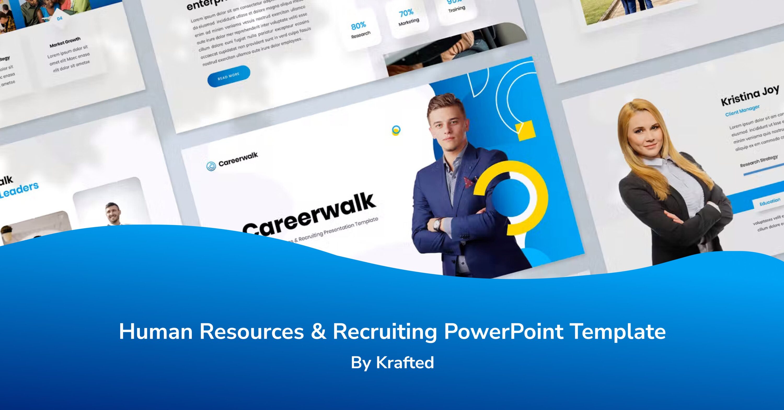 Human Resources & Recruiting PowerPoint Template – MasterBundles