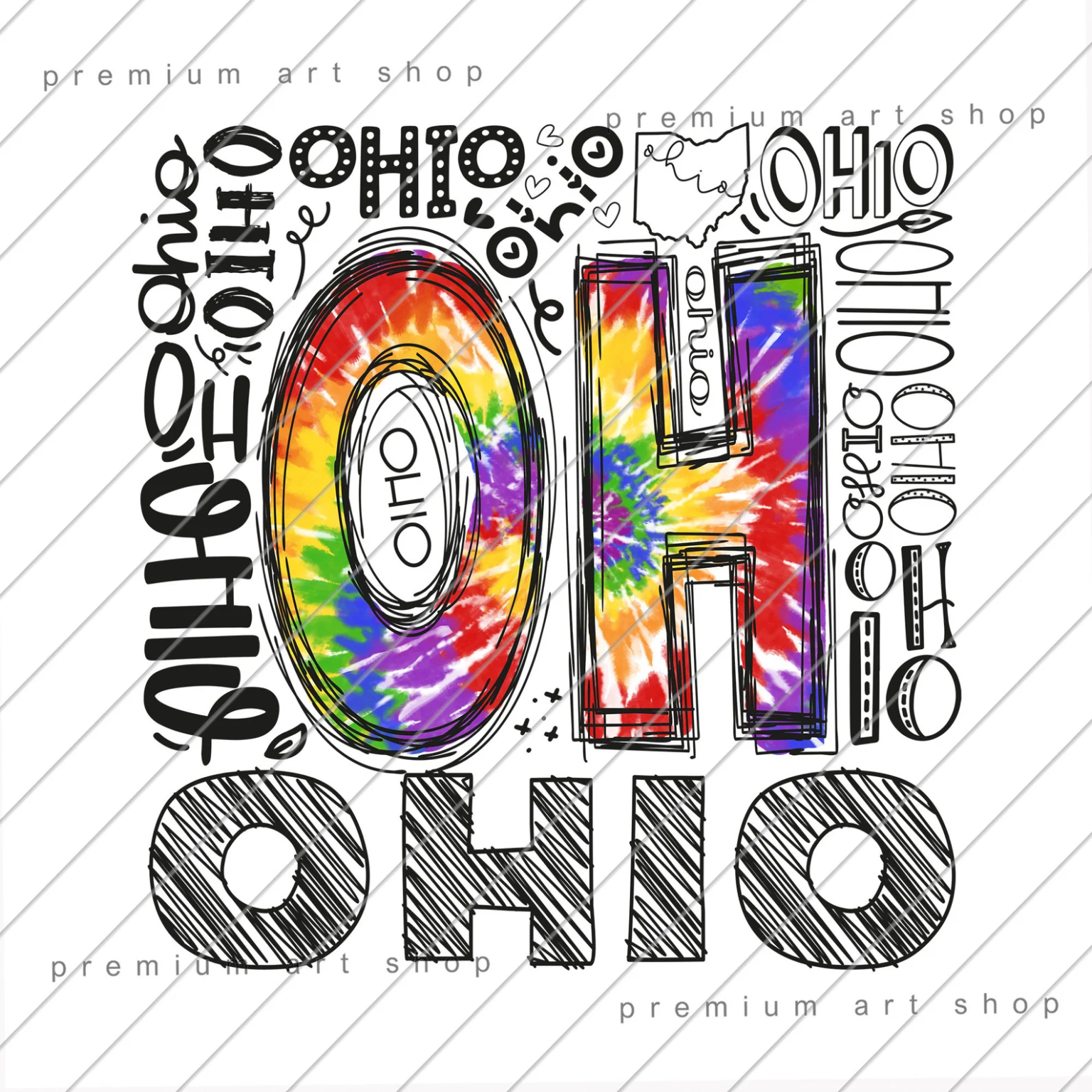 Ohio Sublimation Design Download – MasterBundles
