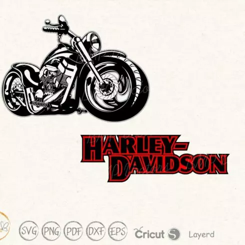 Harley Davidson SVG, Motorcycle Vehicle Clipart | Master Bundles