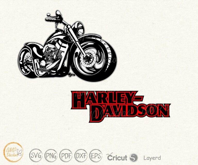 Harley Davidson SVG, Motorcycle Vehicle Clipart – MasterBundles
