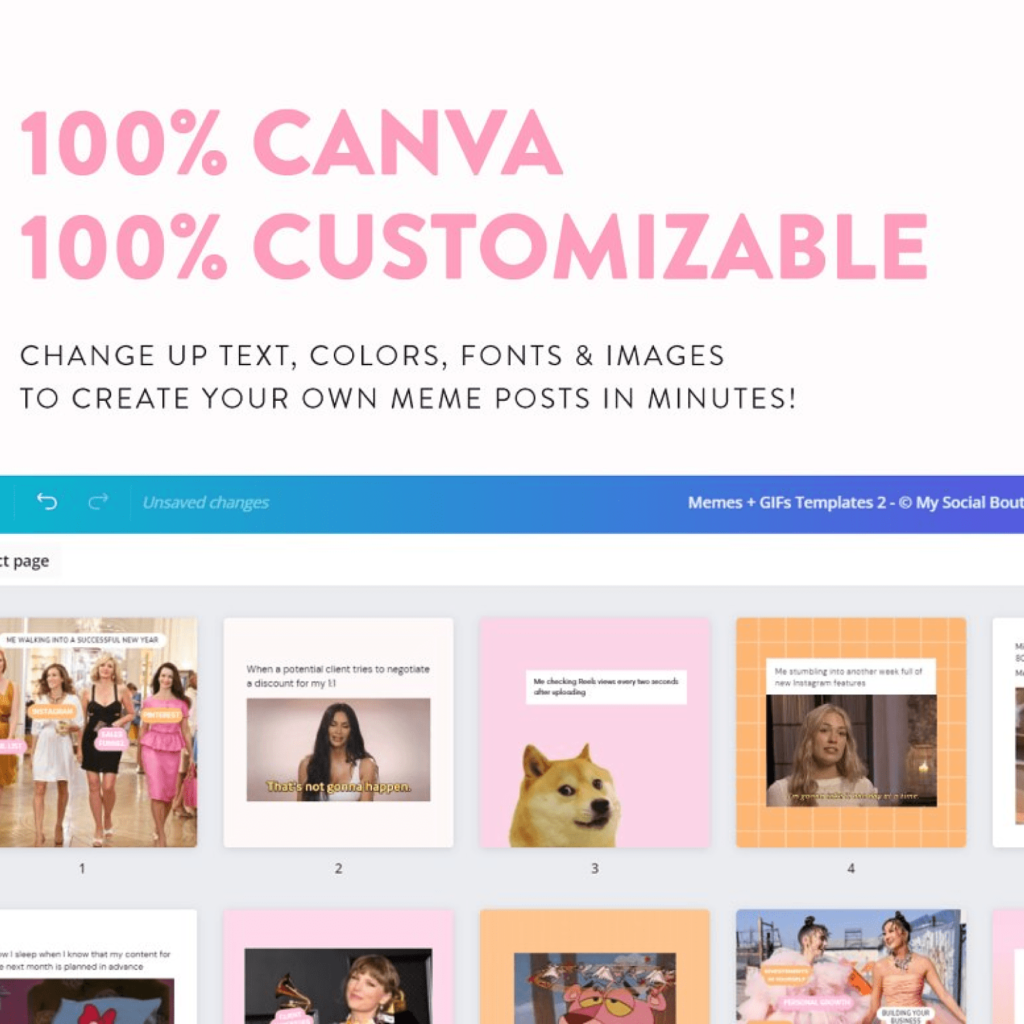 Instagram Memes + Gifs Pack 2.0 – MasterBundles