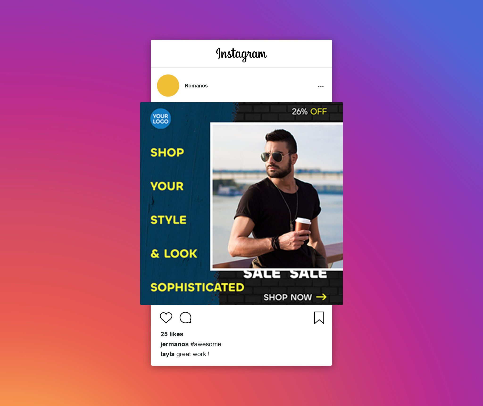 Sale & Fashion - Social Media Post Bundle Tamplates for Instagram ...