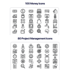 JuicyIcons Line Bundle: 13,000 Icons – MasterBundles