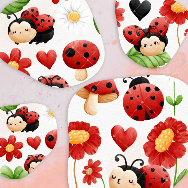 Ladybug Clipart, Cute Ladybug PNG – MasterBundles