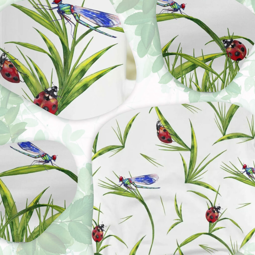 Ladybugs & Dragonfly Clipart Watercolor Sublimation Graphics – MasterBundles