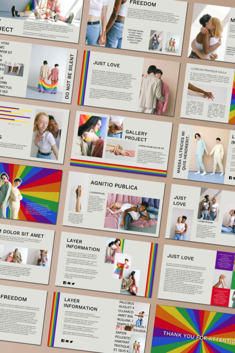 LGBT Powerpoint Theme – MasterBundles