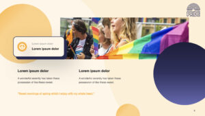 Pride Month Presentation Template – MasterBundles