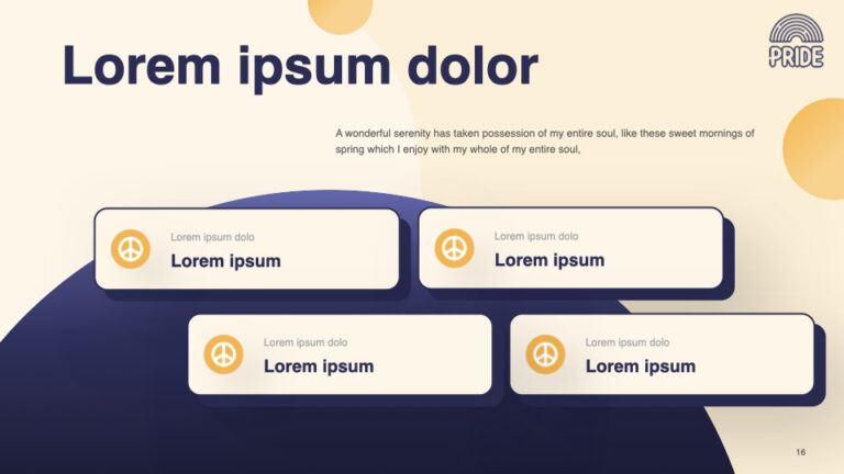 Pride Month Presentation Template – MasterBundles