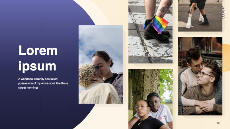 Pride Month Presentation Template – MasterBundles