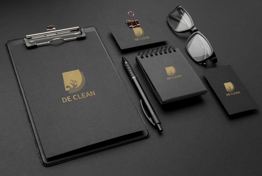 DE CLEAN logo - D letter - MasterBundles