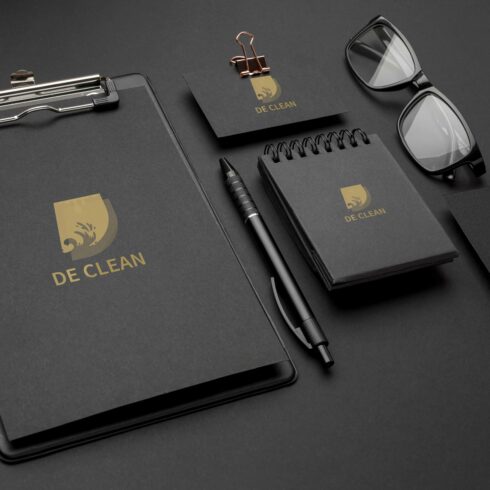 DE CLEAN logo - D letter | MasterBundles