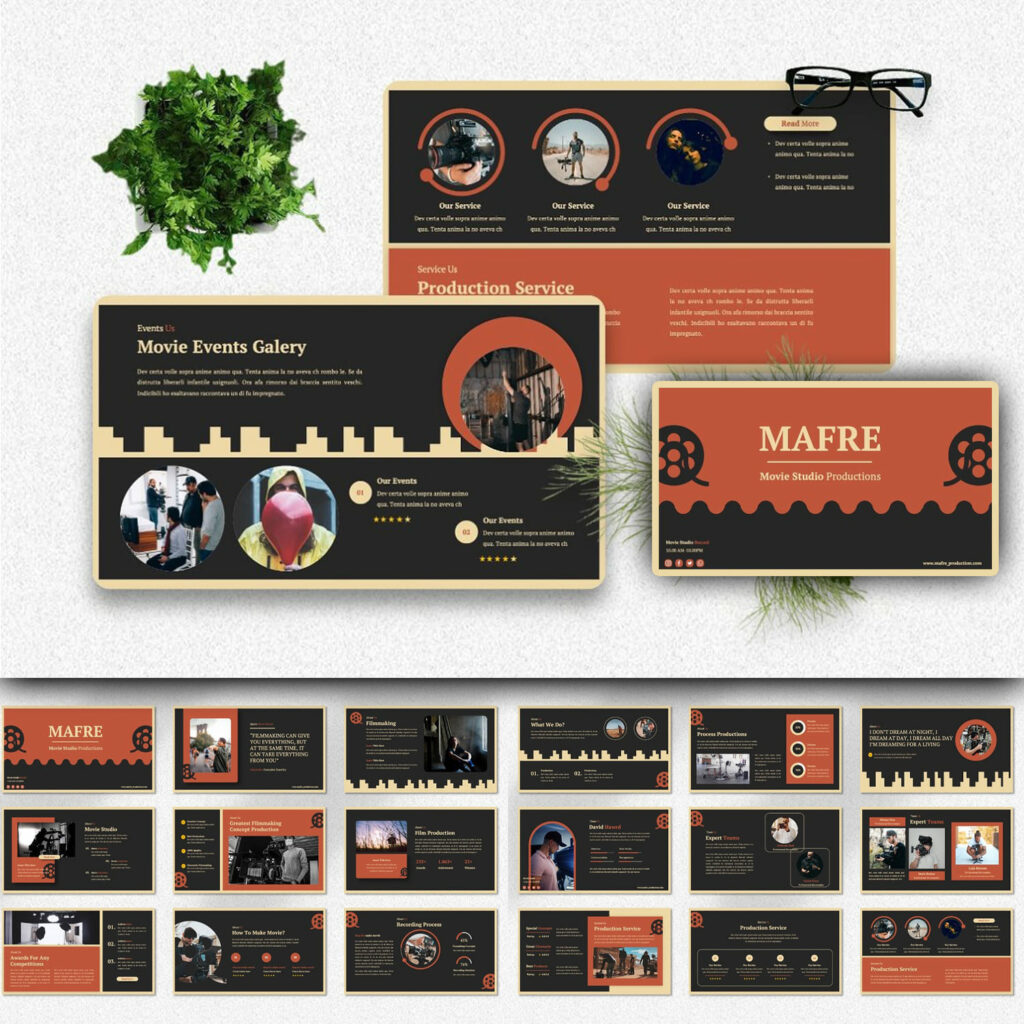 Horror Movie Powerpoint Template – MasterBundles
